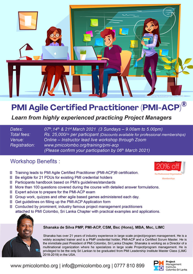 PMI Agile Certified Practitioner (PMI-ACP)® - PMI Colombo Sri Lanka Chapter